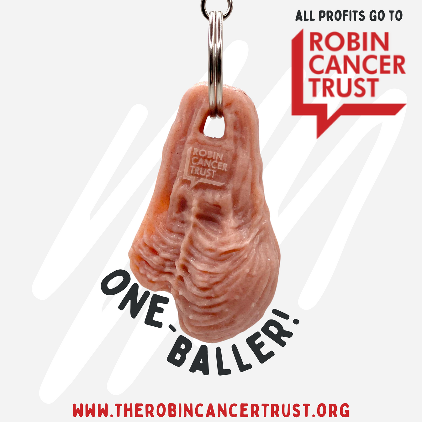 The One-Baller Charity Keyring – BillysBallBags